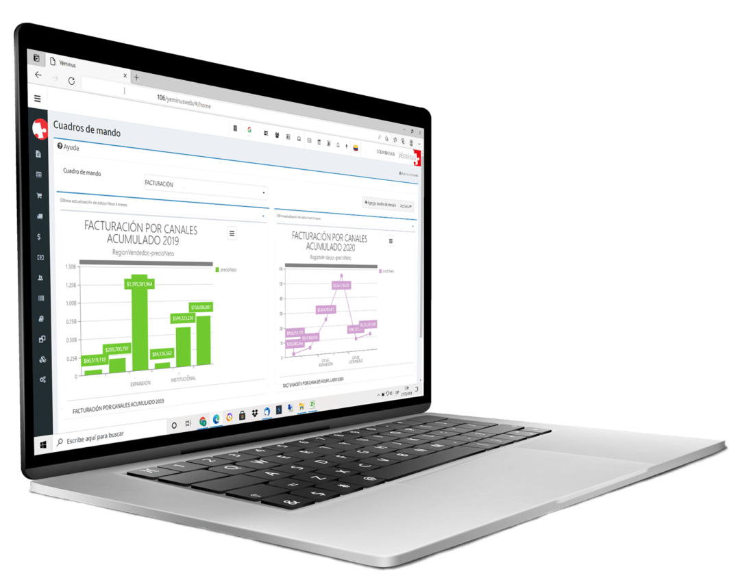 Software ERP empresarial | Yéminus